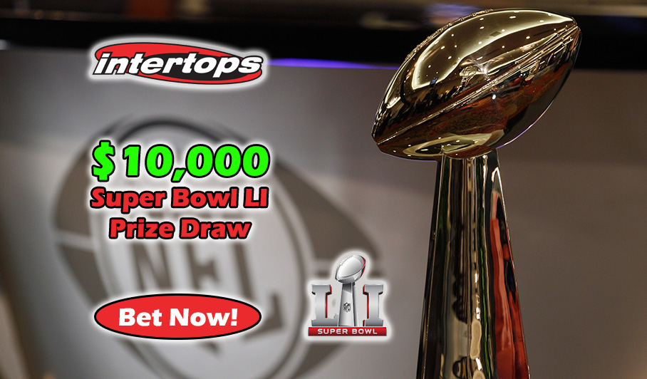 Super Bowl Prize Draw: Win up to $10,000 with Intertops Sports